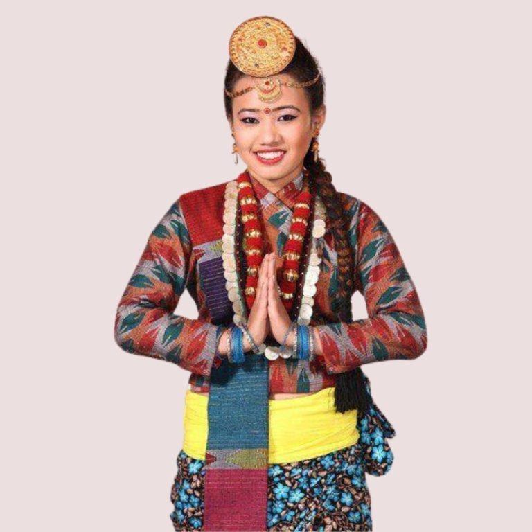 Traditional Magar Dress for Women - Nepalese Worldwide